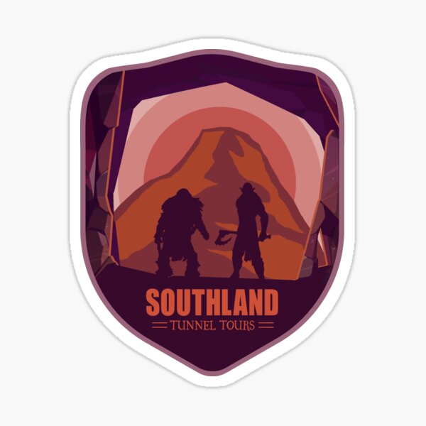 "Southland Tunnel Tours" Sticker for Sale by SwansonA9 | Redbubble