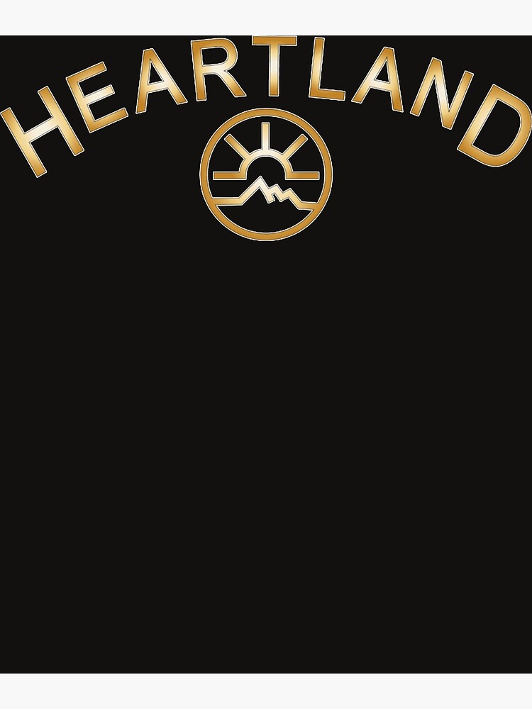 "Heartland Logo " Poster for Sale by cheryltledge | Redbubble