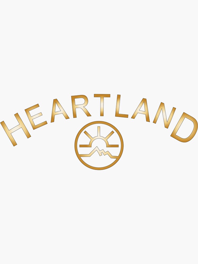 "Heartland Logo " Sticker for Sale by cheryltledge | Redbubble