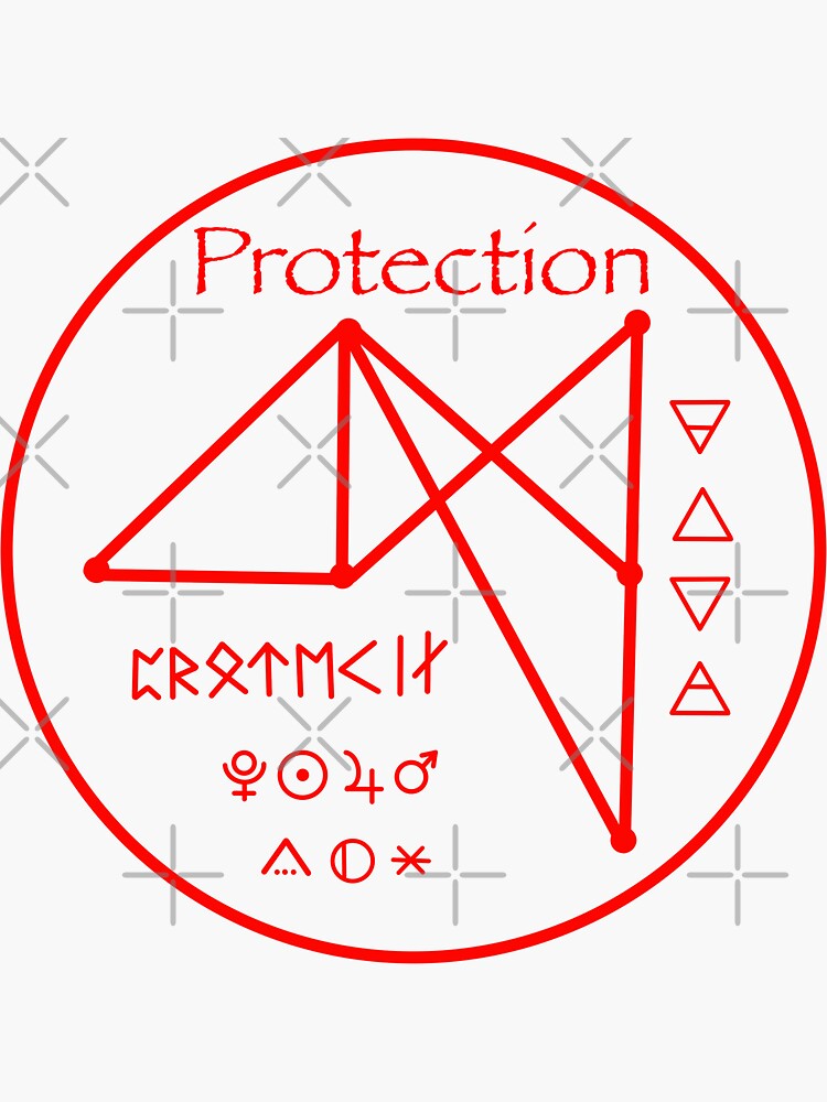 "Talisman of protection" Sticker for Sale by secretmagic | Redbubble