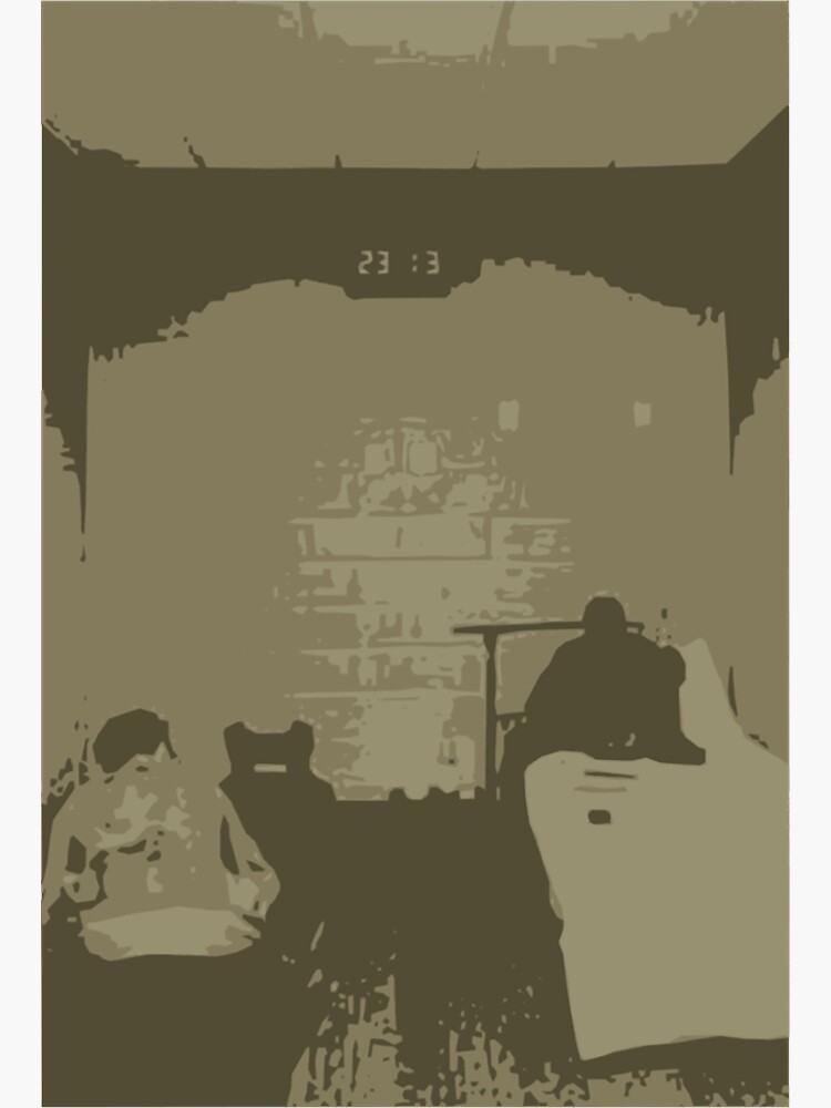 "Kanye West Donda Mercedez Benz Room Minimalist" Sticker for Sale by ...