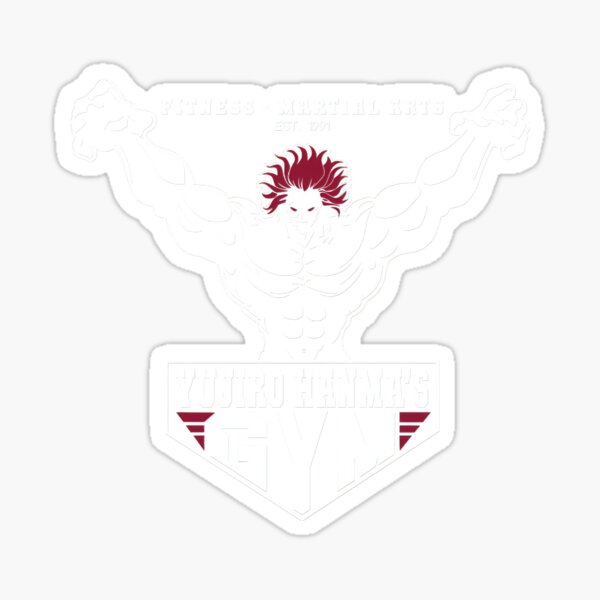 "Yujiro hanma’s gym " Sticker for Sale by harbinegadbois | Redbubble