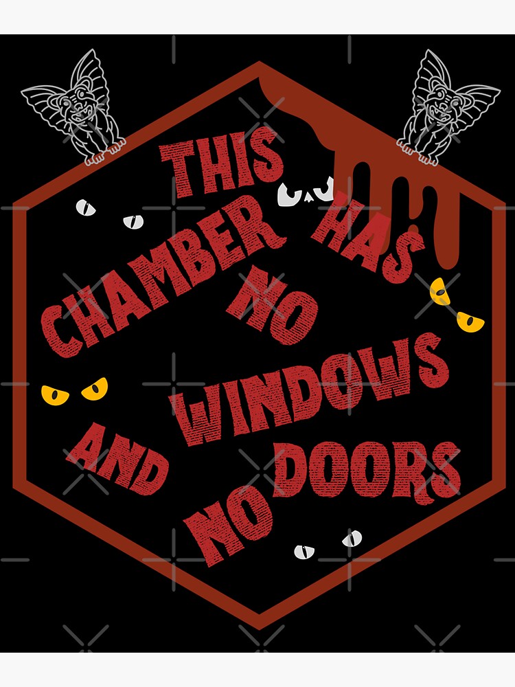 "This Chamber Has No Windows and No Doors" Sticker for Sale by ...