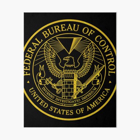 "Federal Bureau of Control Control Game Logo Distressed Logo " Art ...
