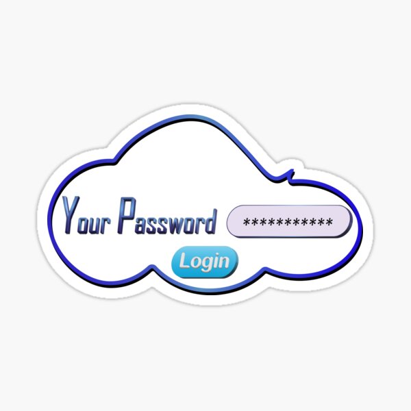 "Modern Password Valid Design" Sticker for Sale by AmherSm | Redbubble