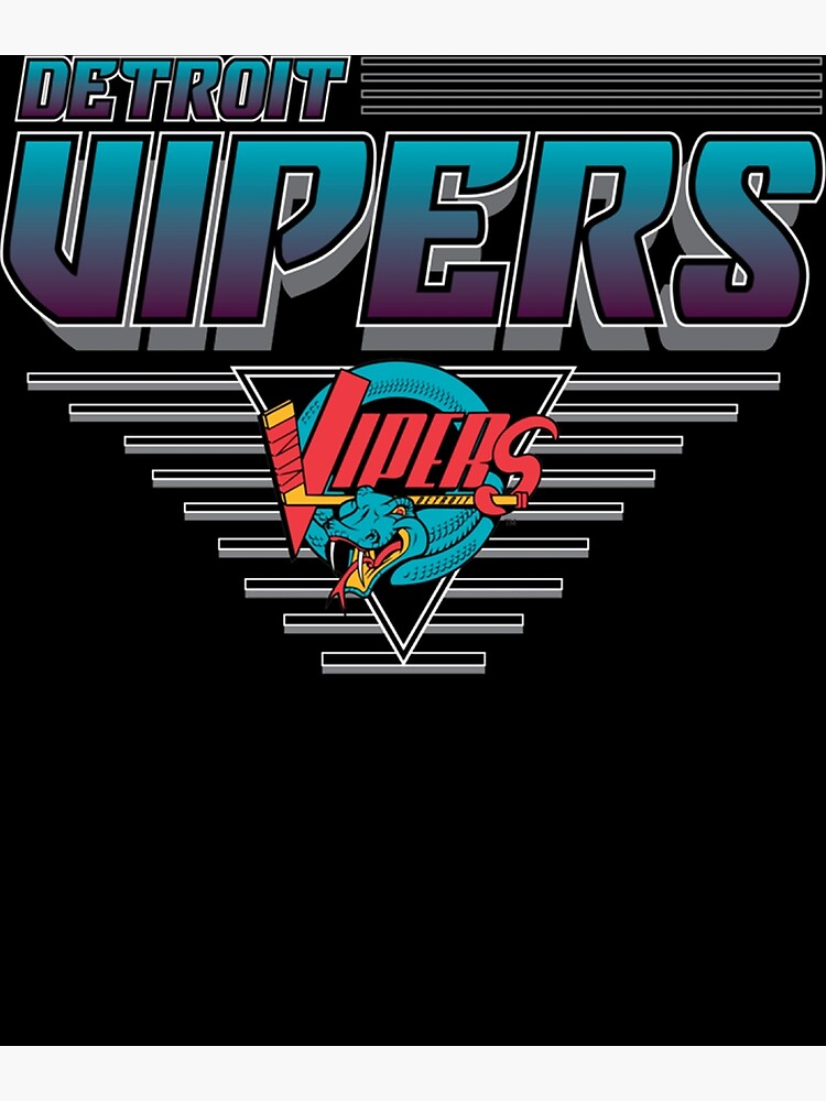 "Detroit Vipers 90s logo" Art Print for Sale by BRADYMCCLELLAN | Redbubble