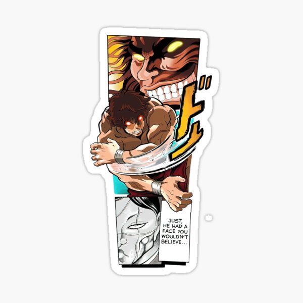 "baki " Sticker for Sale by harbinegadbois | Redbubble