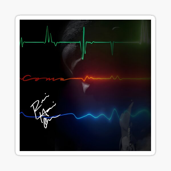"Coma album Beat" Sticker for Sale by MariRossie | Redbubble