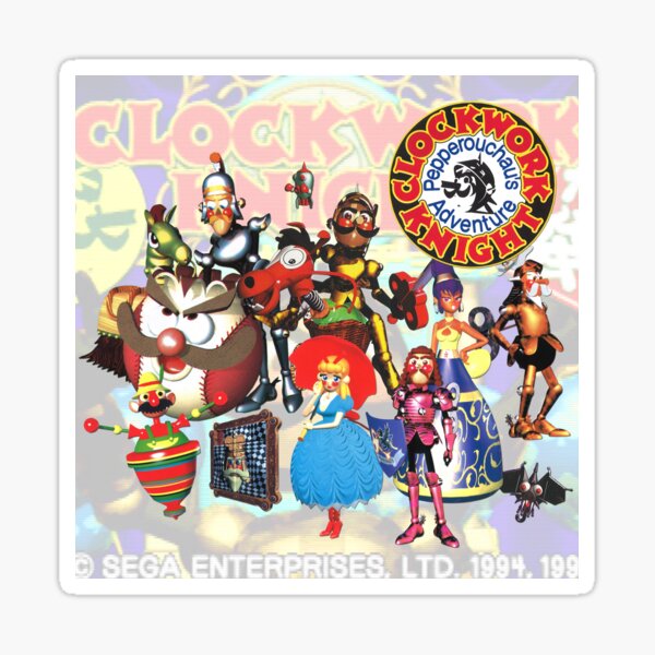 "Clockwork Knight (Square)" Sticker for Sale by MacTonight | Redbubble