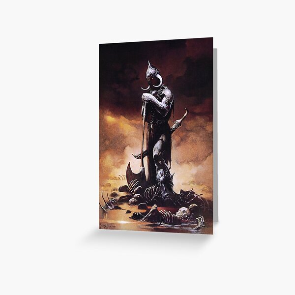"Frank Frazetta - Death Dealer" Greeting Card for Sale by Lira-Studio7 ...