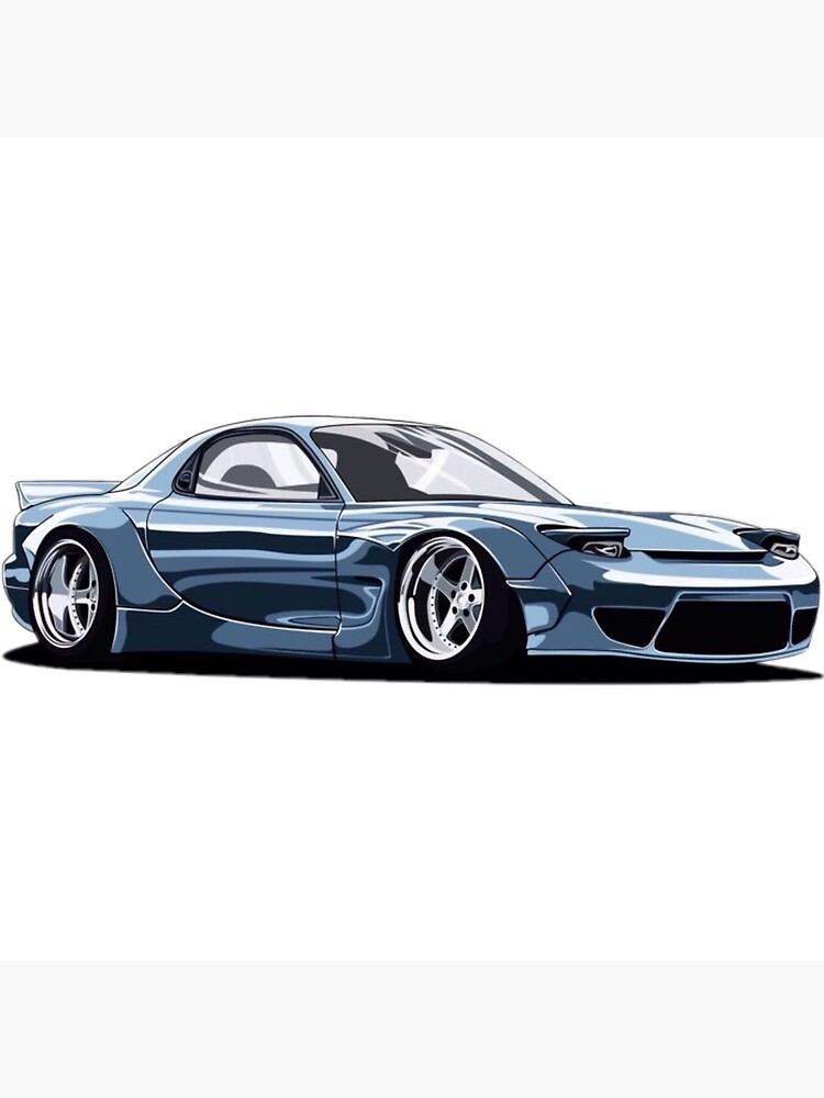 "Maxda RX7 FD JDM" Poster for Sale by Daroner | Redbubble