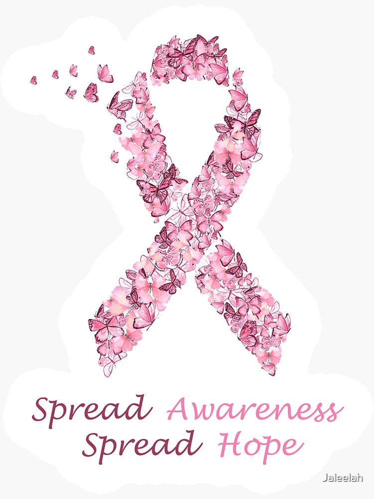 "Spread Awareness..Spread Hope" Sticker for Sale by Jaleelah | Redbubble