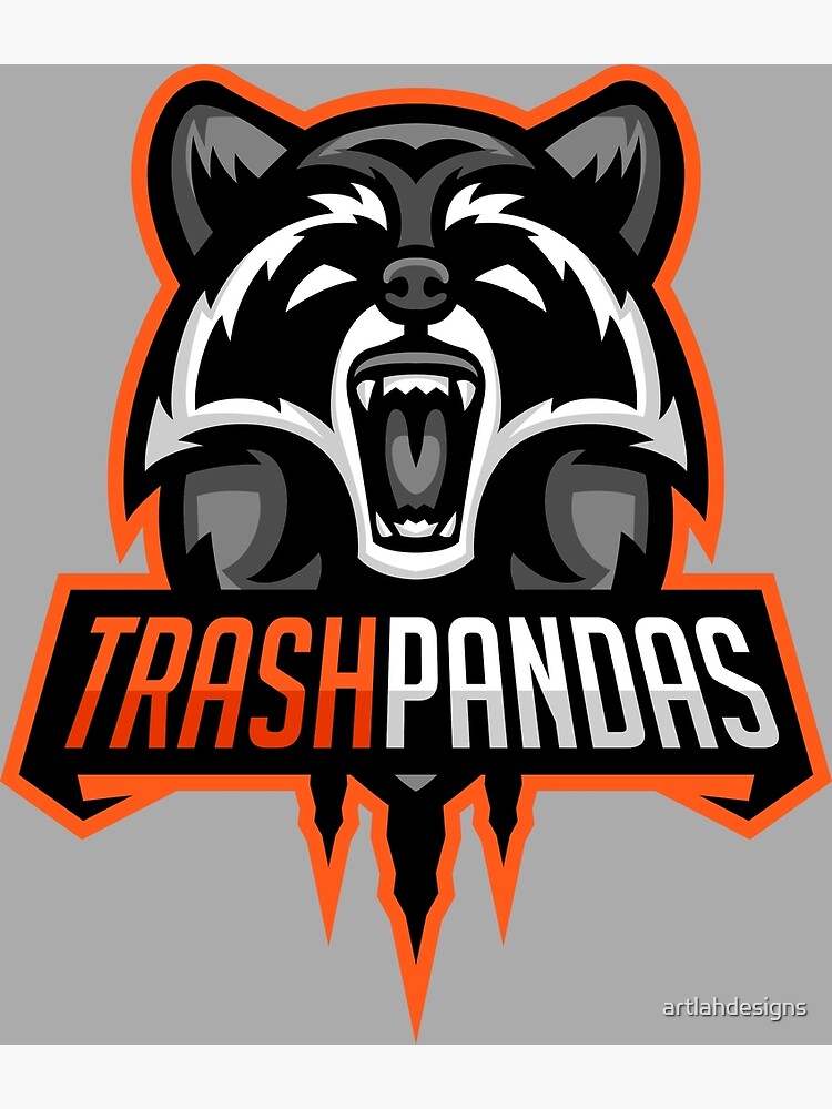 "Team Trash Pandas" Poster for Sale by artlahdesigns | Redbubble