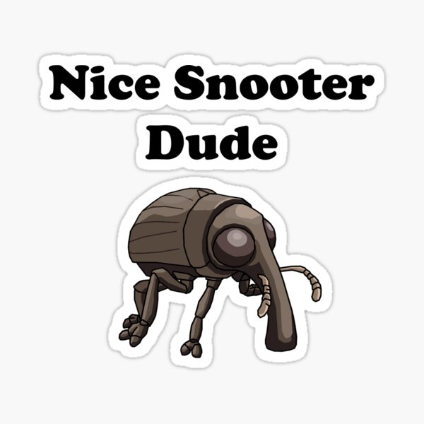 "Grounded Nice snooter Dude" Sticker for Sale by phoenexous | Redbubble