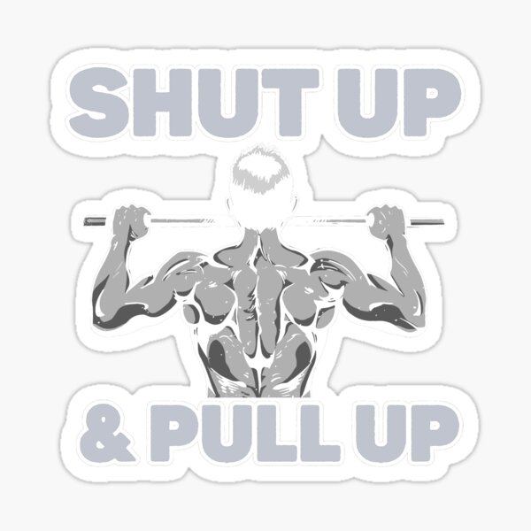 "Pull Up Is My Favorite Workout Calisthenics" Sticker for Sale by ...