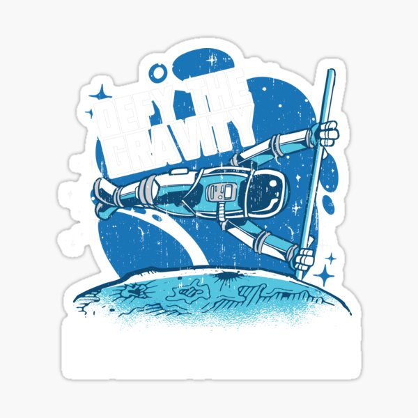 "Calisthenics Astronaut Defy The Gravity" Sticker for Sale by ...