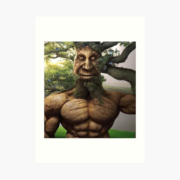 "wise mystical gigachad tree meme" Art Print for Sale by yetcatik ...