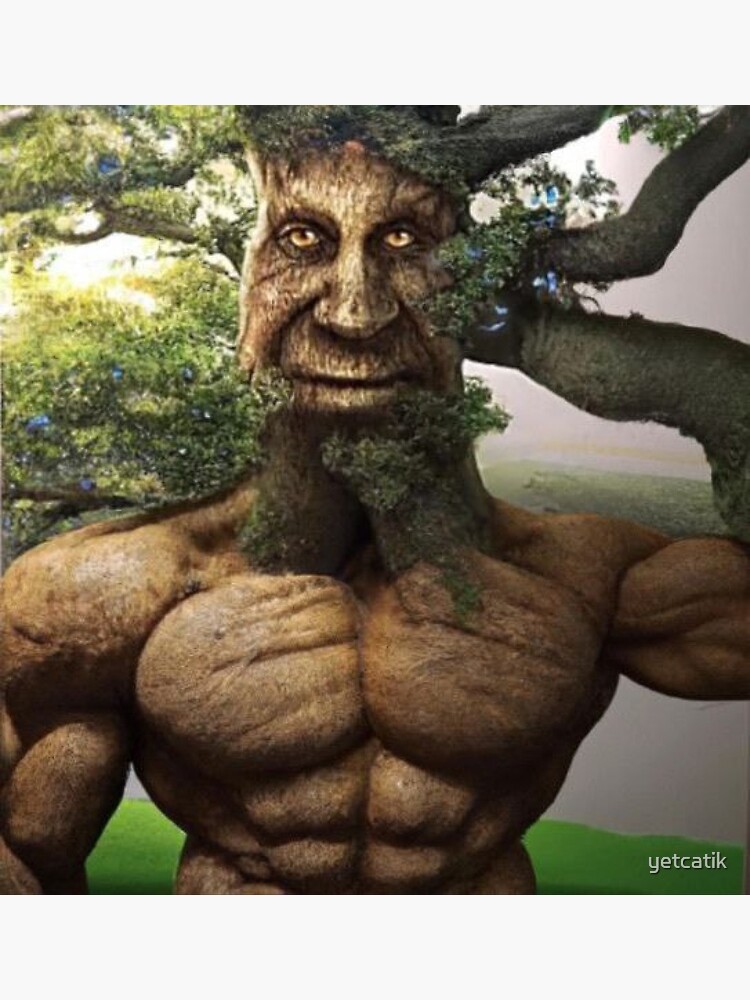 "wise mystical gigachad tree meme" Art Print for Sale by yetcatik ...