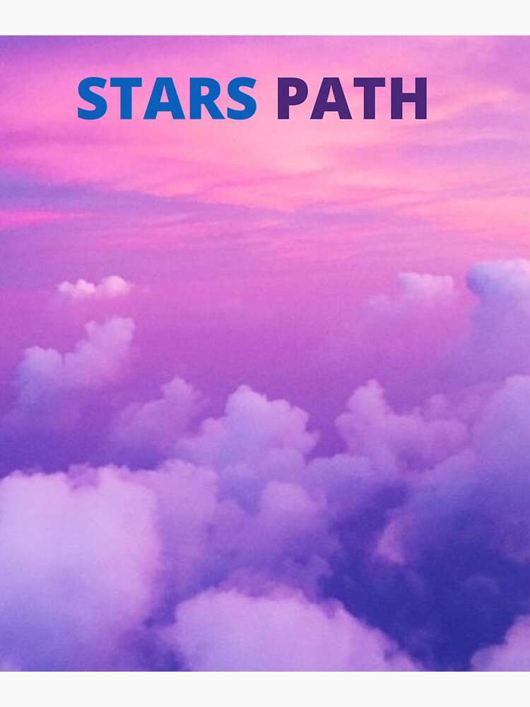 "Stars path design " Sticker for Sale by Natalieyy | Redbubble