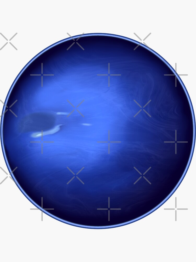 "Neptune planet" Sticker for Sale by DAGHO | Redbubble