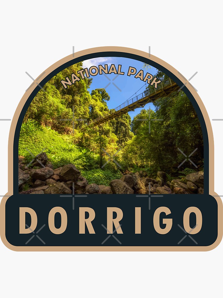 "Dorrigo National Park Australia Badge" Sticker for Sale by ...