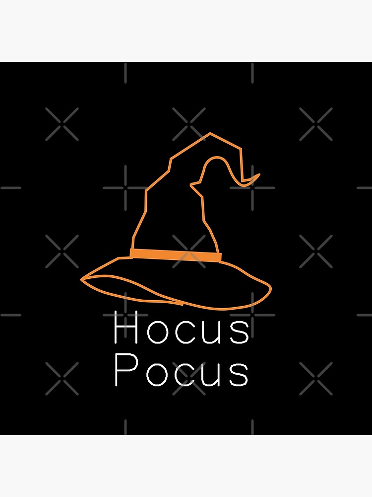 "Hocus Pocus Hat" Poster for Sale by HRistDesign | Redbubble