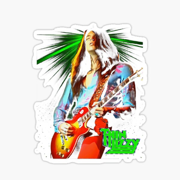 "Cowboy Song Lizzy Music Rock Band Gift Fan" Sticker for Sale by ...