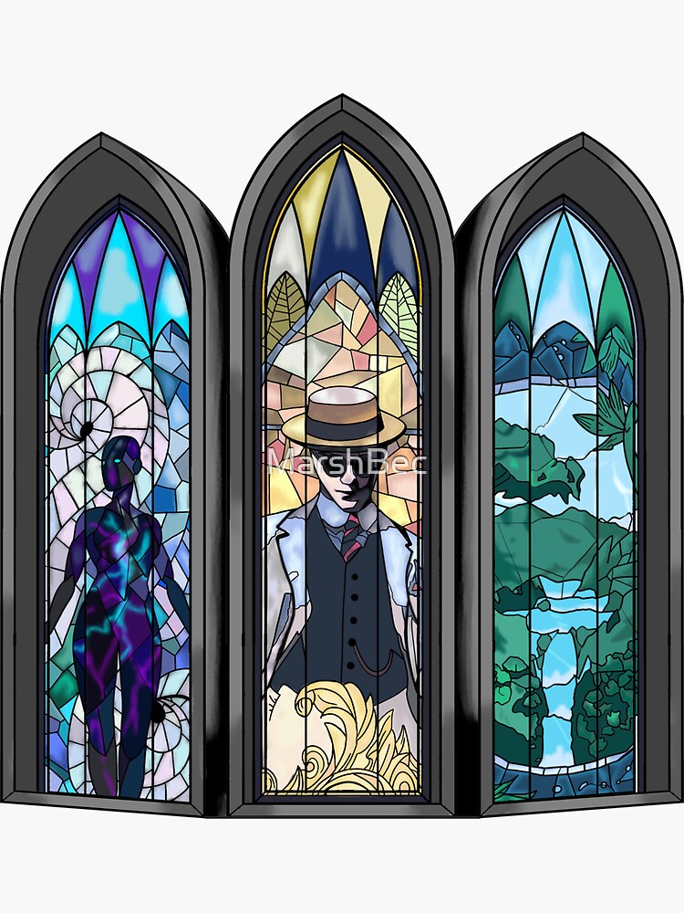 "The Major Arcana" Sticker for Sale by MarshBec | Redbubble