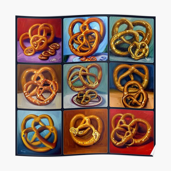 "Eat a Pretzel Pack" Poster for Sale by CinderPress | Redbubble
