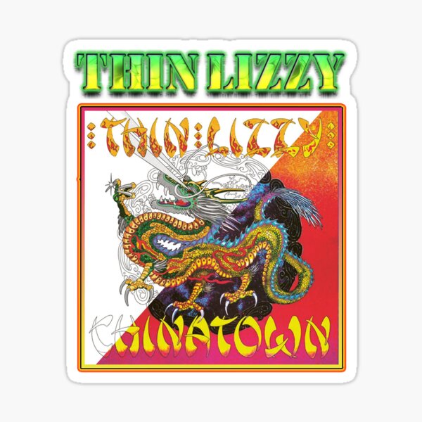 "Cowboy Song THIN LIZZY HARD ROCK" Sticker for Sale by JulieLecocq ...
