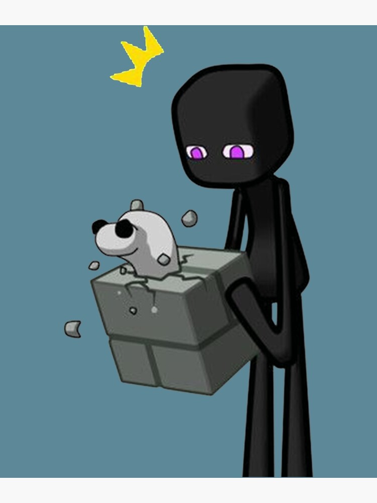 "Enderman Block Surprise" Greeting Card for Sale by SisterBecker ...