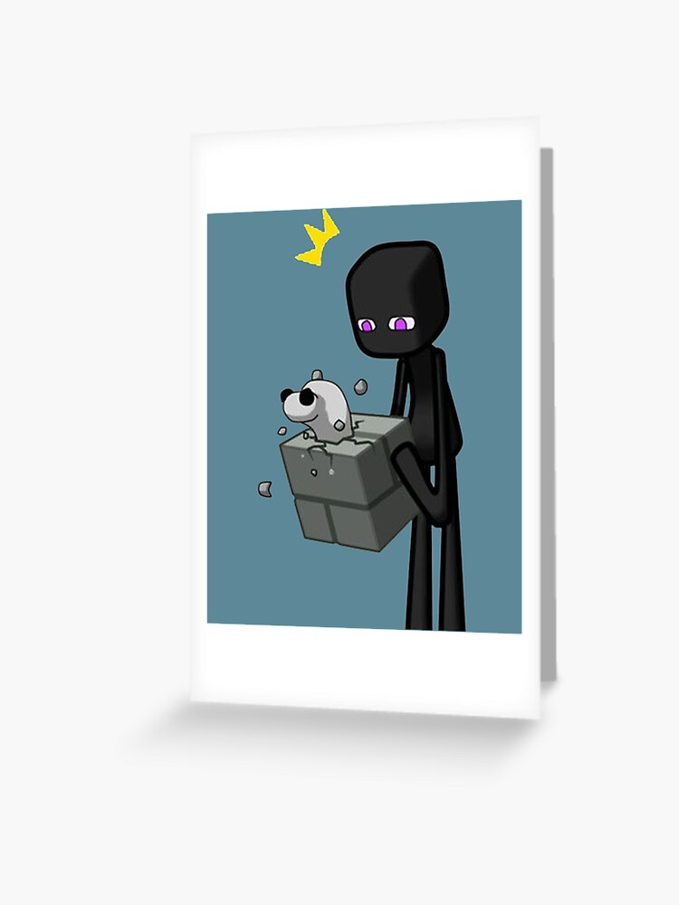 "Enderman Block Surprise" Greeting Card for Sale by SisterBecker ...