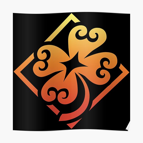 "Klee logo - Genshin Impact " Poster for Sale by damomonkey | Redbubble