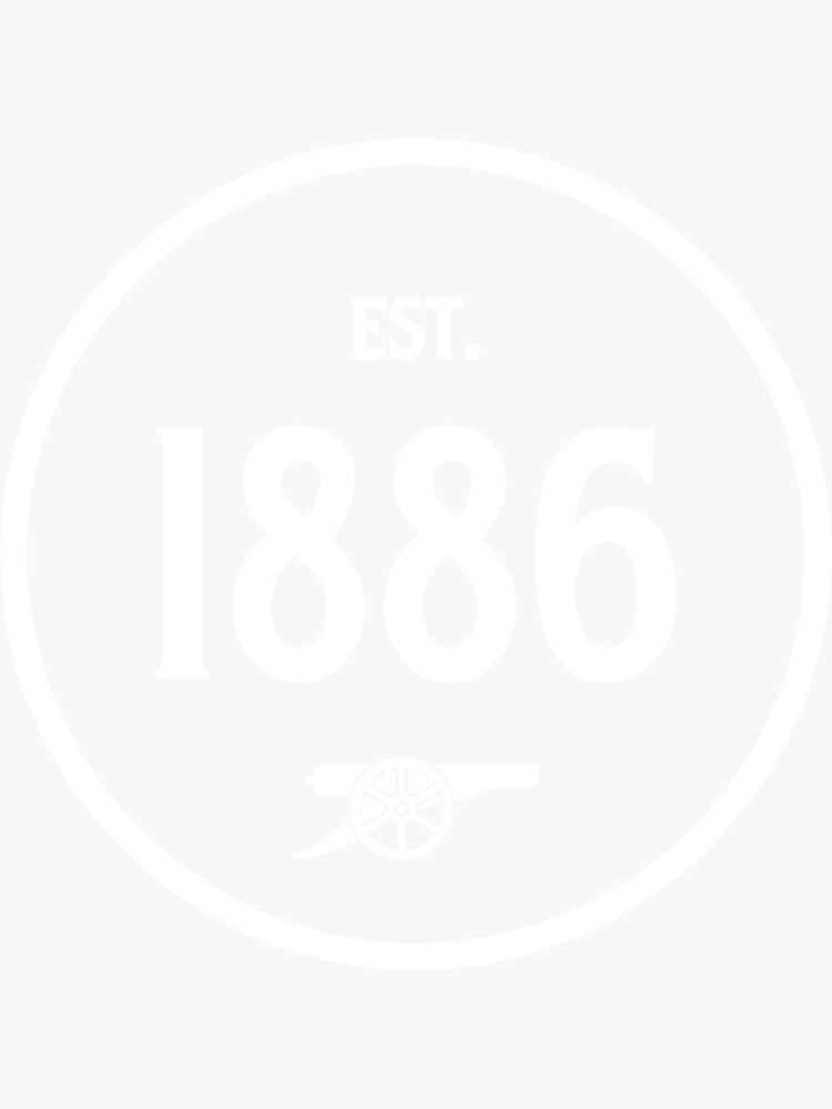 "COYG 1886 White" Sticker for Sale by Sportstation | Redbubble