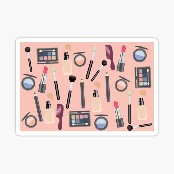 "Makeup Kit" Sticker by GeometricLove | Redbubble