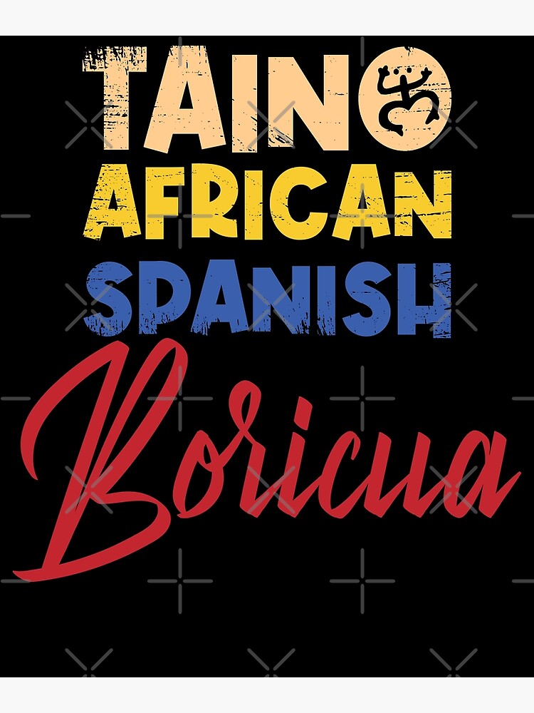 Lámina fotográfica «Raíces Puertorriqueñas Boricua Taíno Africano ...