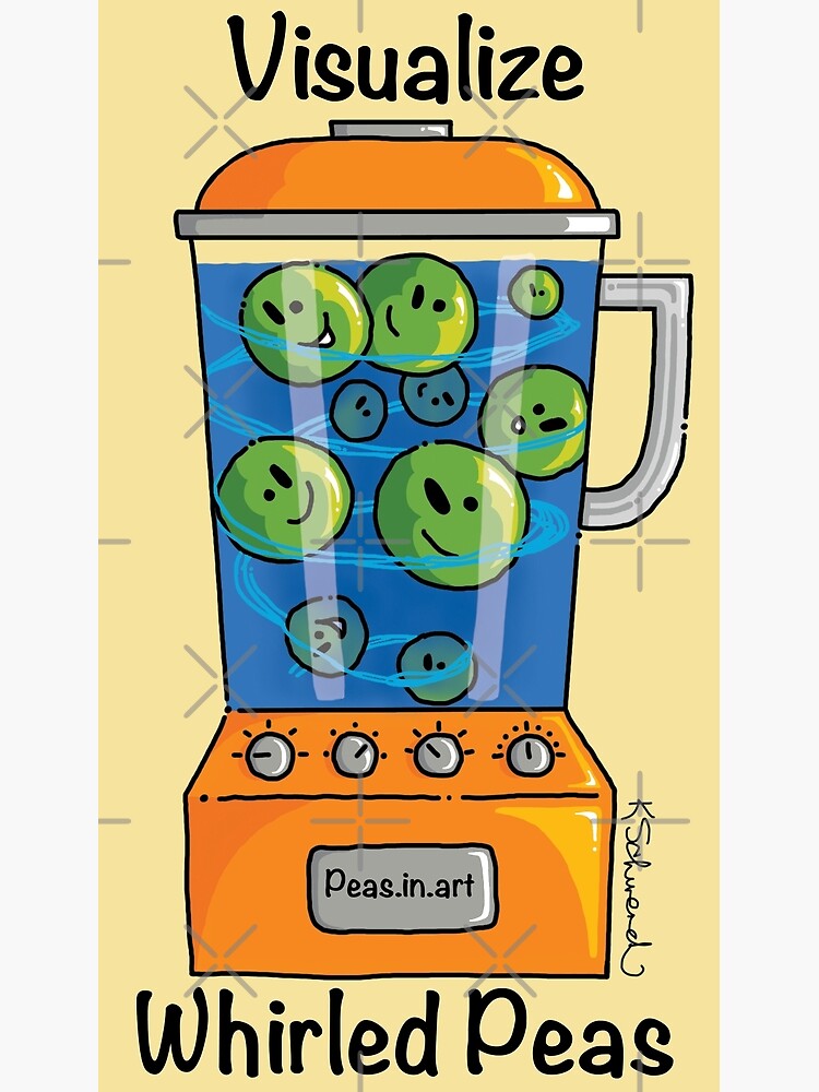 "Visualize Whirled Peas" Framed Art Print for Sale by beeminedesigns ...