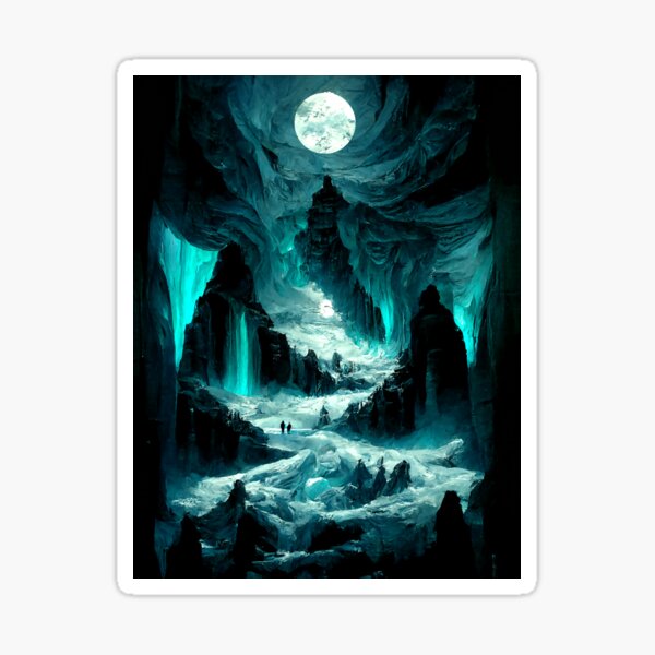 "Turquoise Great Waterfalls" Sticker for Sale by TheHouseMaster | Redbubble