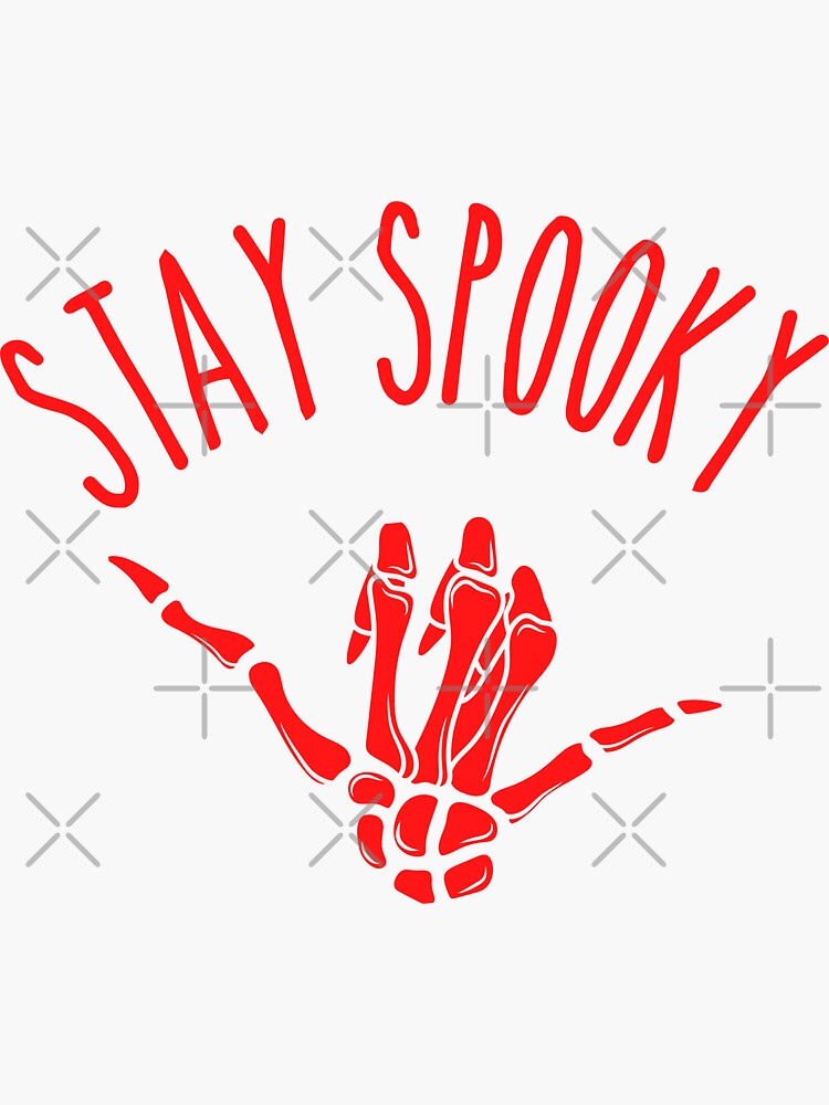 "Stay spooky Halloween 2022" Sticker for Sale by VirtuStore | Redbubble