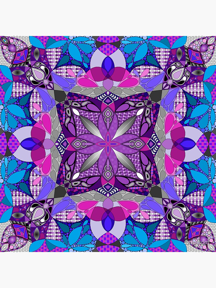 "Ace Inspiration Mandala" Sticker for Sale by bransom | Redbubble