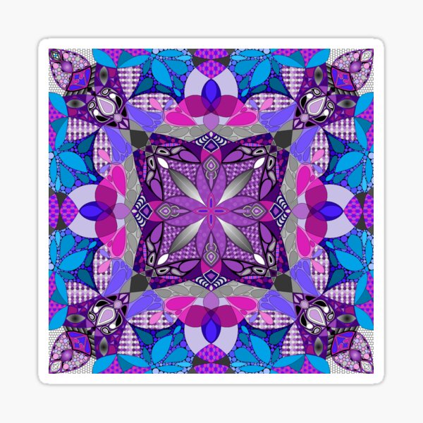 "Ace Inspiration Mandala" Sticker for Sale by bransom | Redbubble