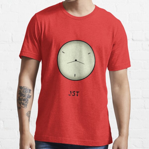 "Japan Standard Time JST Clock" Essential T-Shirt for Sale by Denis ...