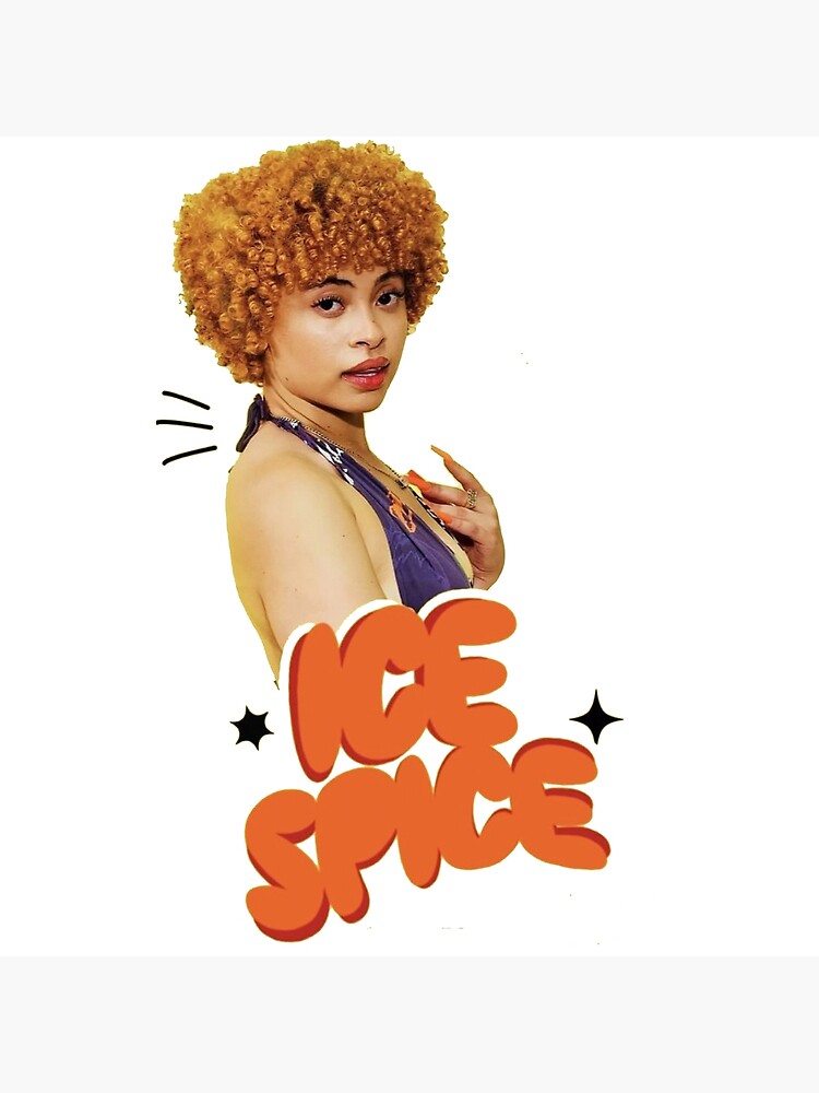 "ICE SPICE RAP" Poster for Sale by brokeandproud | Redbubble