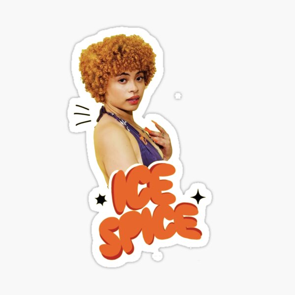 "ICE SPICE RAP" Sticker for Sale by brokeandproud | Redbubble