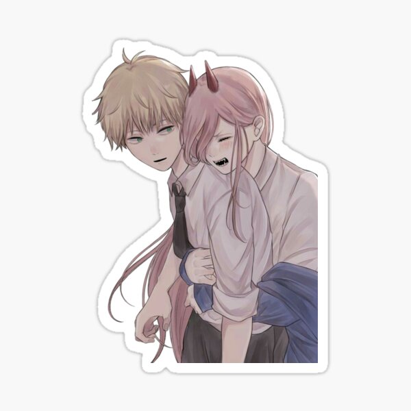 "Denji and power" Sticker for Sale by ZORO-DESIGN | Redbubble