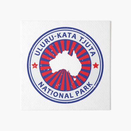 "Uluru-Kata Tjuta National Park Australia Country Symbol" Art Board ...