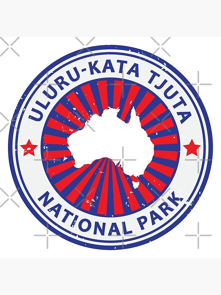 "Uluru-Kata Tjuta National Park Australia Country Symbol" Poster for ...