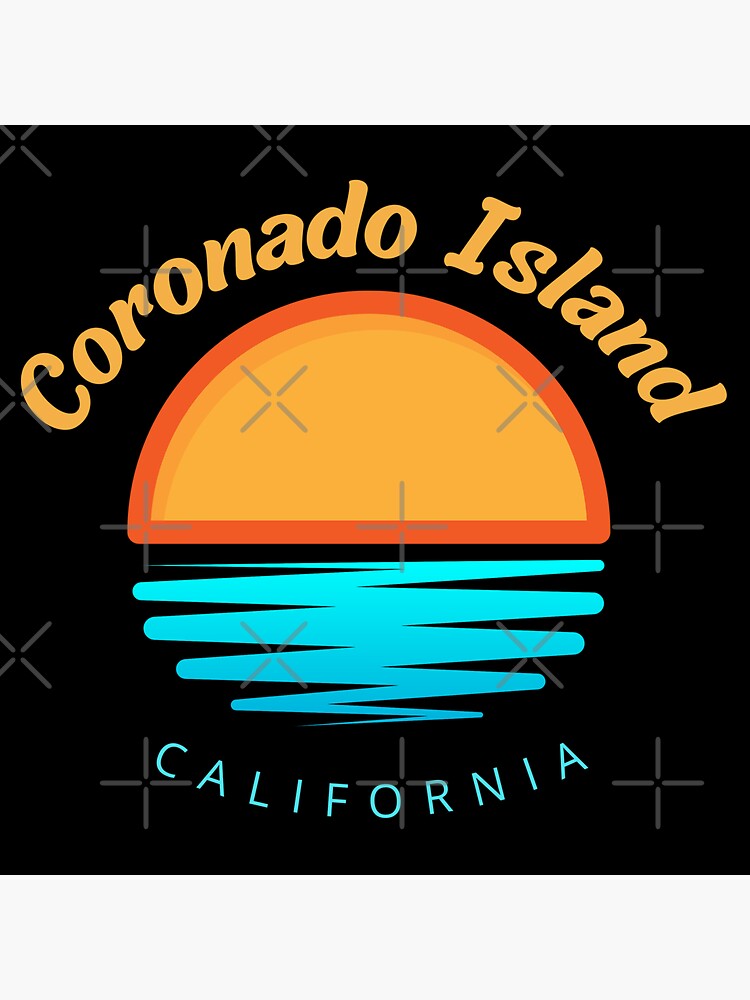 "Coronado Island California" Sticker for Sale by MtWoodsonSales | Redbubble