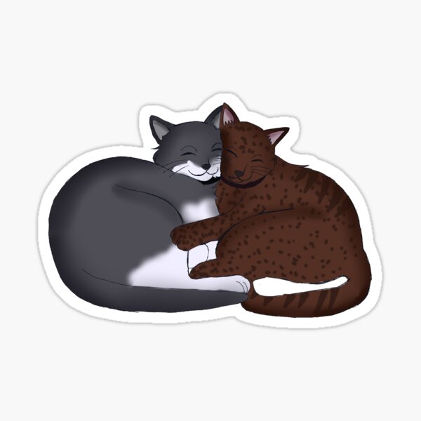 "Oscar & Mocha" Sticker for Sale by TwilightSystem | Redbubble