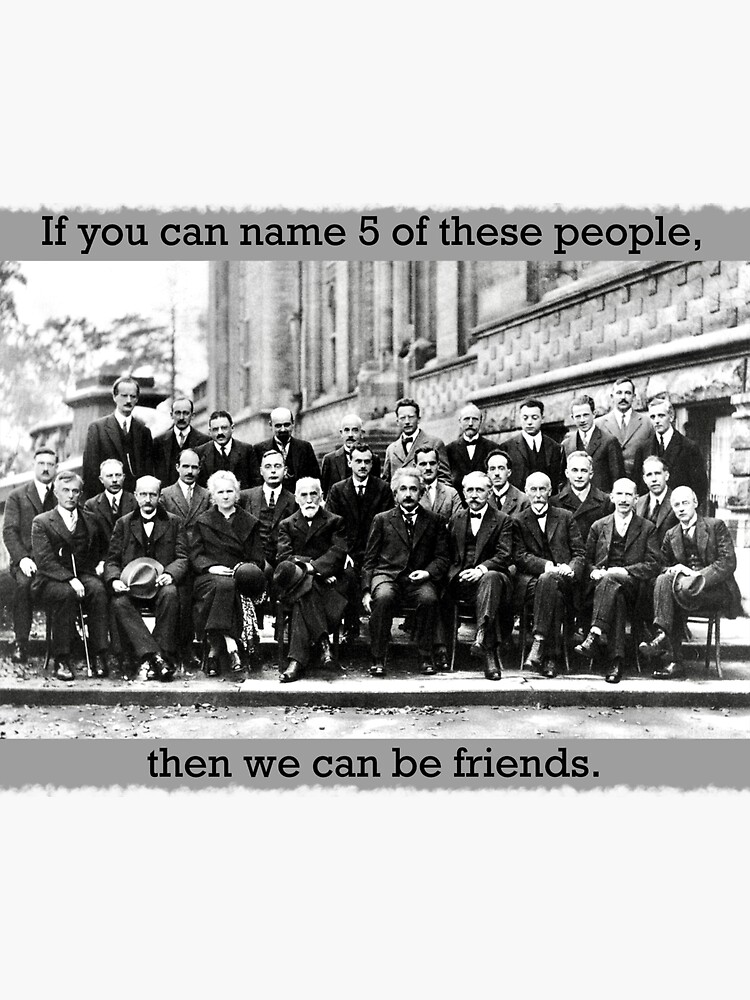 "Einstein and some Friends" Sticker for Sale by wabisabi-design | Redbubble